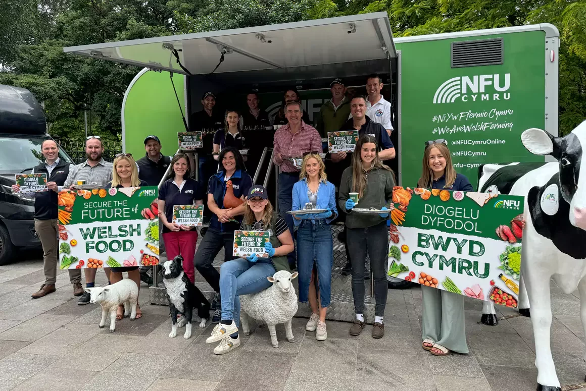 NFU Cymru Takes Welsh Food & Farming Campaign to Cardiff | Welsh Country